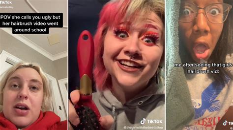 Hairbrush Girl Know Your Meme