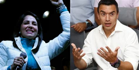 Elecciones en Ecuador Luisa González y Daniel Noboa se enfrentarán en