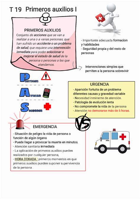 Primeros auxilios I Técnicas básicas de enfermería Studocu