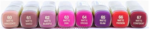 Valentine Kisses Milani Color Statement Moisture Matte Lipsticks All