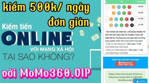 Momo Chẵn Lẻ Kiếm Tiền 2023 Tại Nhà Cực Dễ Với Web Uy Tín YouTube