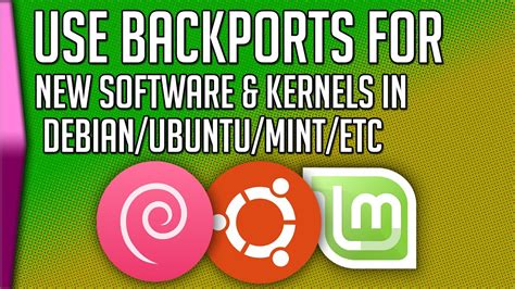 How To Install Backports In Debian Ubuntu Mint YouTube