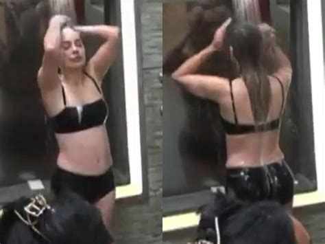 Rachel Sheherazade aparece só de biquíni em A Fazenda 15