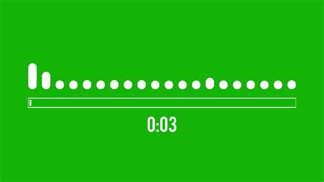 One Minute Audio Spectrum Progress Bar And 60 Seconds Timer 17775566