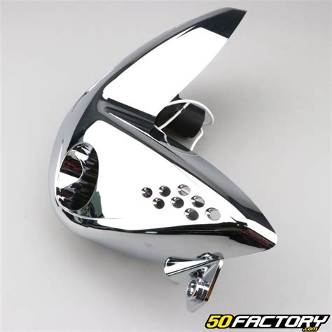 Phare Double Optique Mbk Nitro Yamaha Aerox Avant Chrom