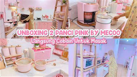 Unboxing Panci Pink Idaman Soup Pot Dan Sauce Pan By Mecoo Langsung
