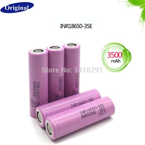 5PCS Original 18650 3500mAh 13A Discharge INR18650 35e For Samsung