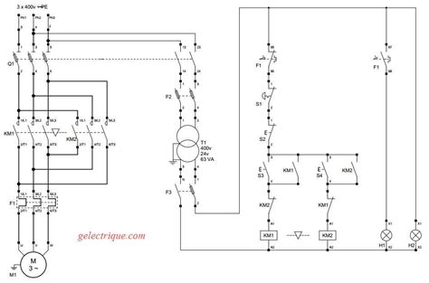 Schéma électrique démarrage étoile triangle le guide essentiel