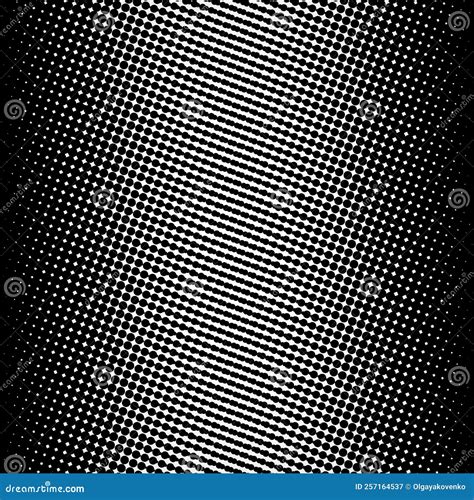 Halftone Abstract Black Dots Design Element Isolated On A White