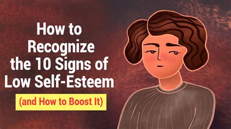 How To Recognize The Signs Of Low Self Esteem And How To Boost It