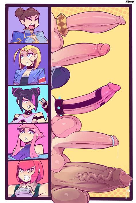PfeAPtC Dick Chart Full Package Futa Marisa Street Fighter