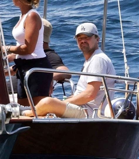 Shirtless Leonardo DiCaprio Makes A Splash As He Spends Day On Yacht