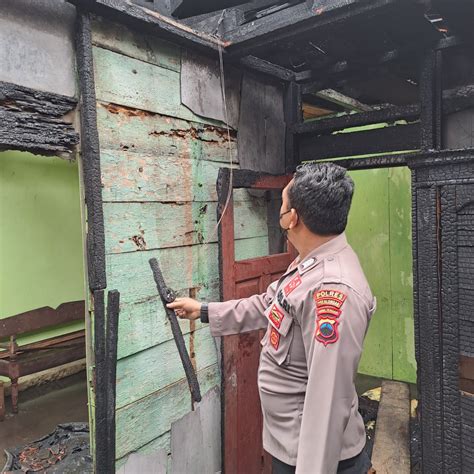 Rumah Warga Desa Domiyang Terbakar Akibat Korsleting Listrik 1 Ruang