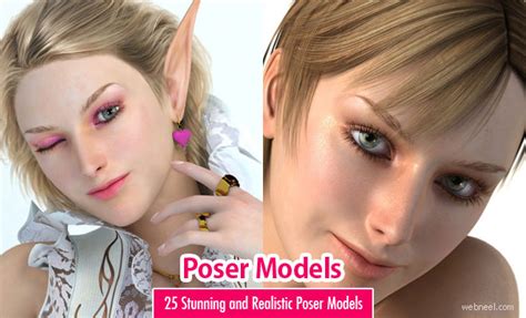 poser 3d models 25 stunning and realistic 3d girls designs by yukitan