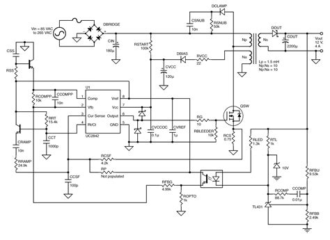 UC3842 SMPS Schematics