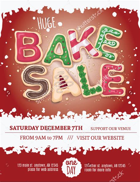 Bake Sale Flyer Template Word Free