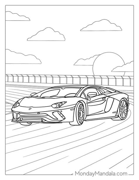 Race Coloring Pages