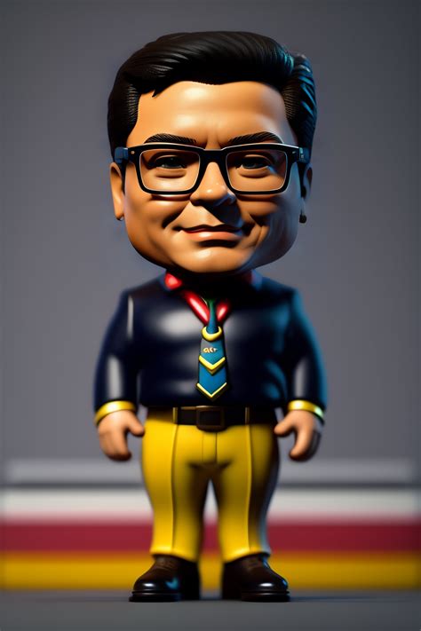 Lexica Full Body D Render Of Funko Pop Presidente De Colombia