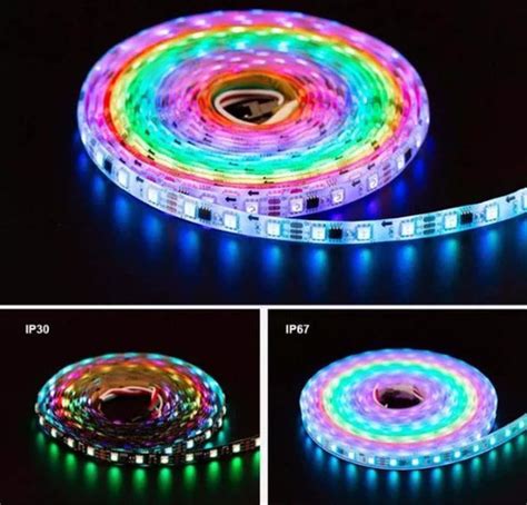 Fita Led 5 Metros Ws2811 12v 300 Leds Endereçável Ip67 0069