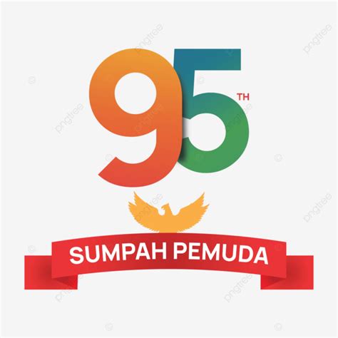 Logo Resmi Hari Sumpah Pemuda Ke 95 Tahun 2023 Vektor Logo 54 OFF