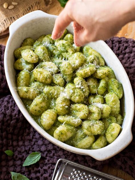 Pesto Gnocchi Super Creamy Easy To Make Italian Recipe Book