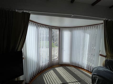 Curved Bay Window Vertical Blinds Leicester Blinds Ltd Blinds Shutters