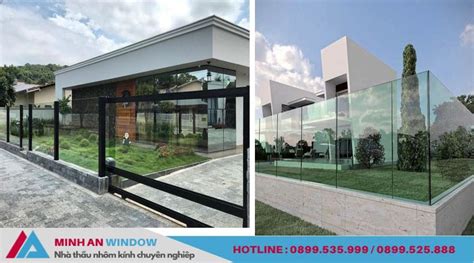 Hàng Rào Kính Cường Lực Bí Quyết Tạo Nên Không Gian Sang Trọng Và An Toàn