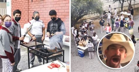 Se Arma La Carnita Asada En Fila Para Inscripciones De Secundaria