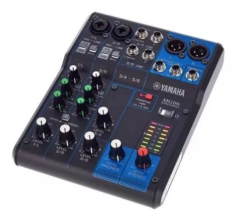 Mezcladora Yamaha Mg06 De 6 Canales Super Precio Envío gratis