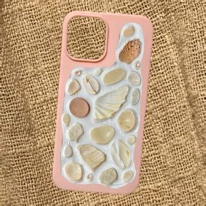Seashell Mosaic Handmade Phonecase IPhone Cover Case Mobile Natural