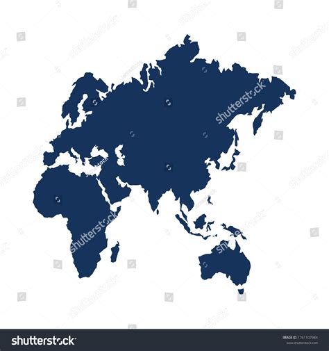 Antique Continents Maps Isolated Icon Vector Stock Vector Royalty Free