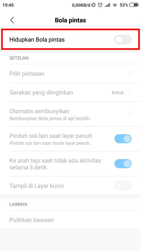 Cara Mengaktifkan Fitur Bola Pintas Di Hp Xiaomi Inwepo
