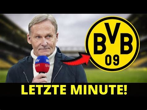 BvB Gerade bestätigt Jetzt ist es offiziell Watzke Jetzt bestätigt