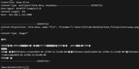 python post a multipart form data using c with win to flask stack overflow