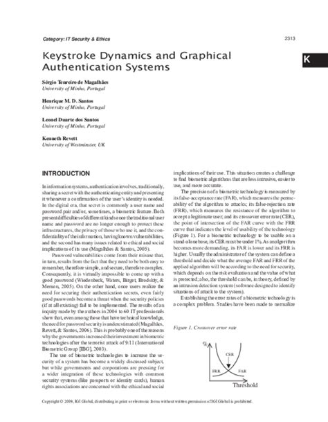 pdf keystroke dynamics and graphical authentication systems henrique santos