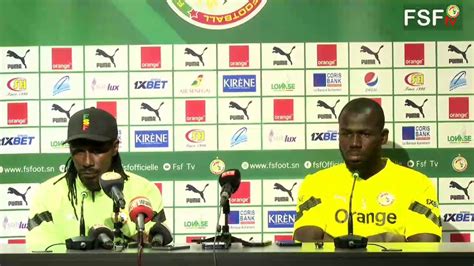 Conf Rence De Presse D Avant Match S N Gal Vs Soudan Du Sud Youtube
