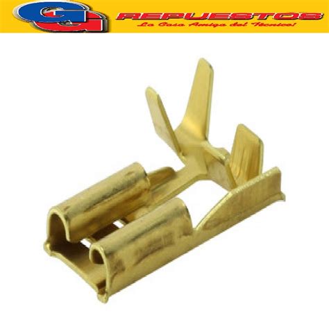 TERMINAL PALA HEMBRA BANDERA 6 3MM TZL N 624 X UNIDAD