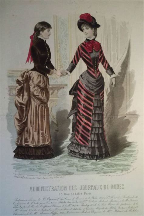 Administration Des Journaux De Modes 1881 Victorian Era Fashion 1880s