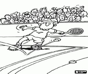 Desenhos De Esportes De Raquete Para Colorir Jogos De Pintar E Imprimir