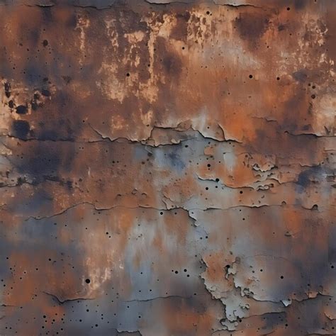 Premium AI Image Rusted Metal Texture