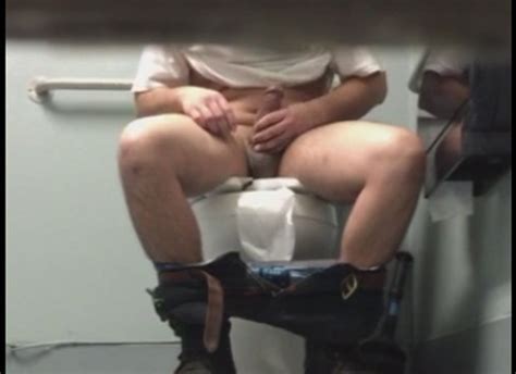 Men Caught Naked On Toilet
