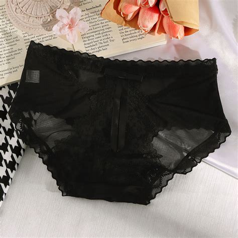 Frauen Sexy Spitze Französisch Höschen Dessous Damen Rüschen Slip Schlüpfer ┛ Ebay