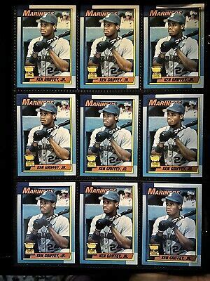 9 Card Lot 1990 Topps 336 Ken Griffey Jr EBay