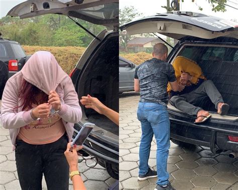 Pol Cia Civil Prende Casal Procurado Por Participa O Em Latroc Nio De