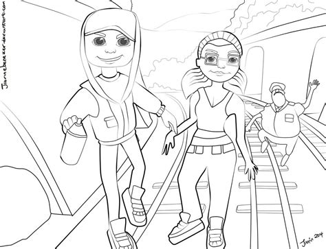 Coloriage Surf Inspirant Photos Coloring Page Subway Surfers 1 Images