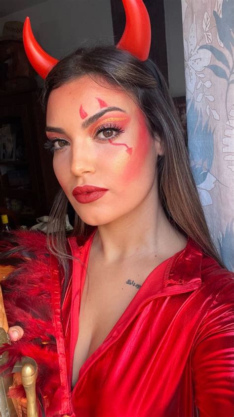 Adrianadiazs Maquillaje Diabla Maquillaje De Halloween Bonito
