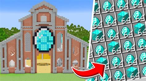 I Built A DIAMOND FACTORY In Minecraft Hardcore YouTube