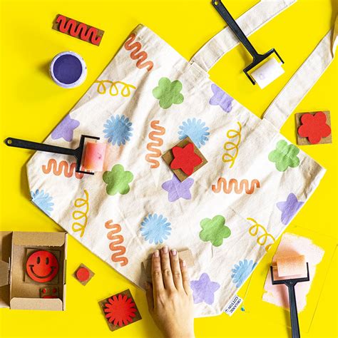 Kit Estampación Textil Good Vibes Fabrica de Texturas