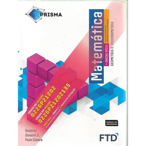 Livro Matemática Geometria e trigonometria manual do professor