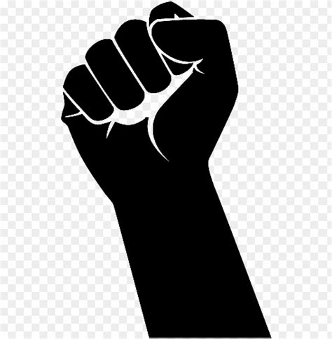 Unch Hand Png Raised Fist PNG Transparent With Clear Background ID
